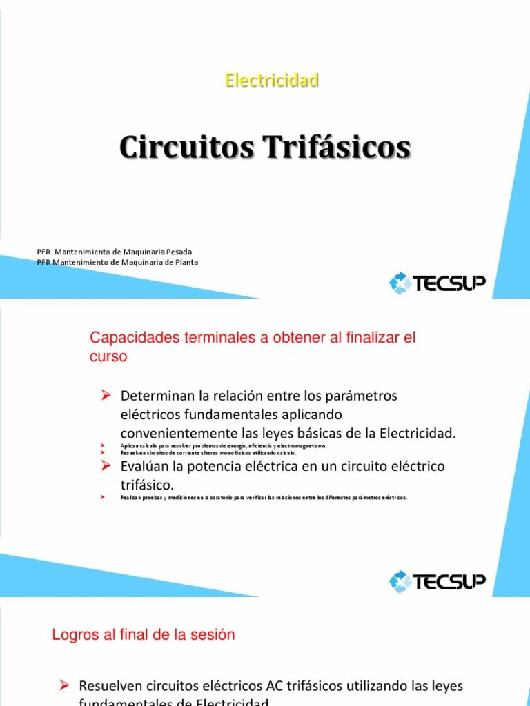 Circuitos Trifásicos | PDF | Corriente alterna | Corriente eléctrica