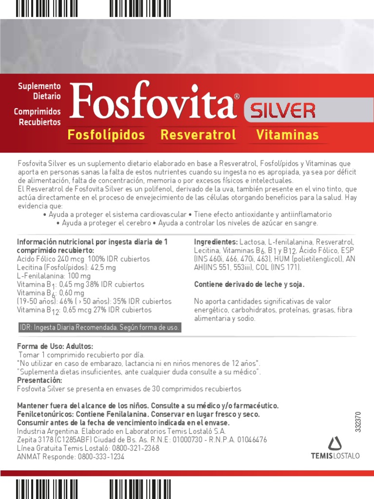 Fosfovita | PDF | Vitamina | Vitamina B12