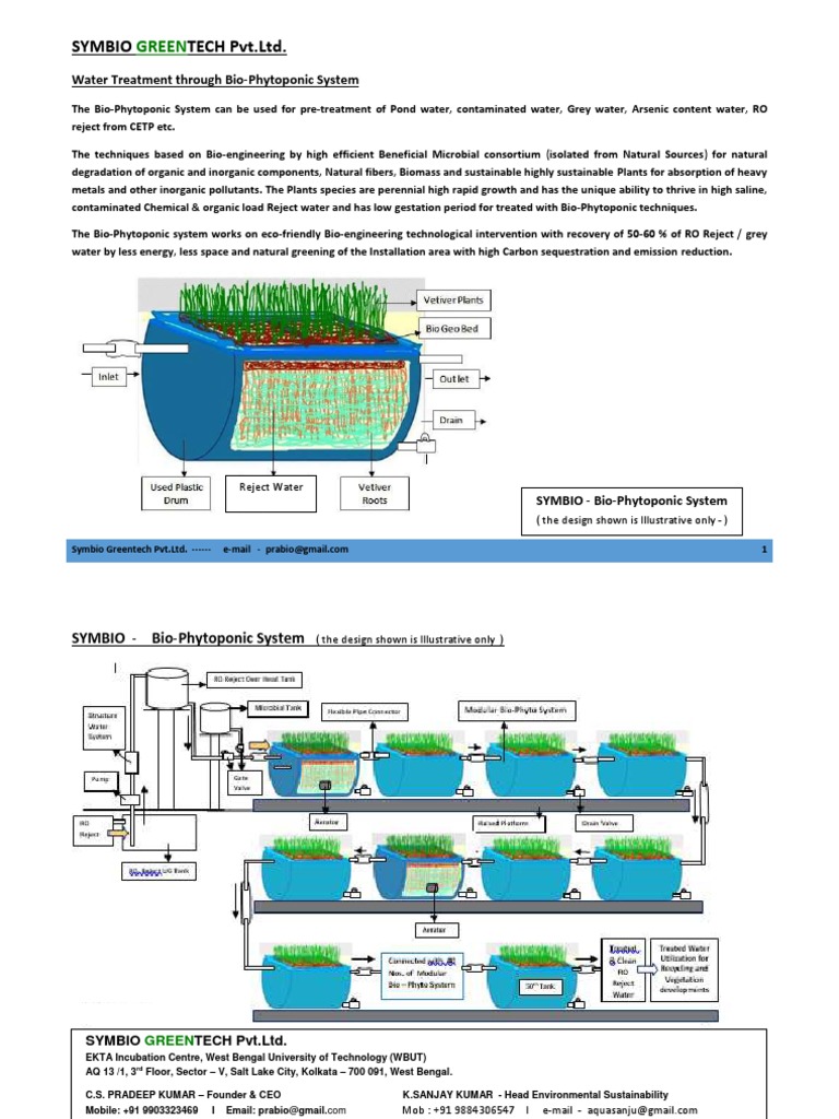 Symbio - Bio-Phytoponic System 1 | PDF | Environmental Technology | Water