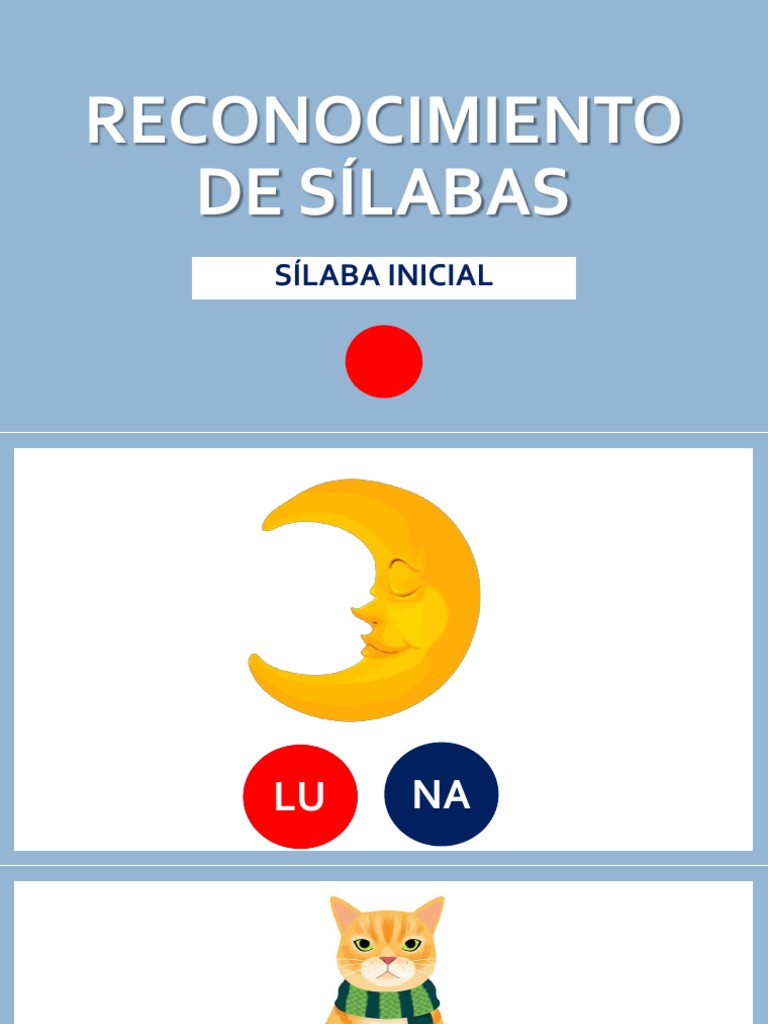 Reconocimiento de Sílabas Iniciales | PDF