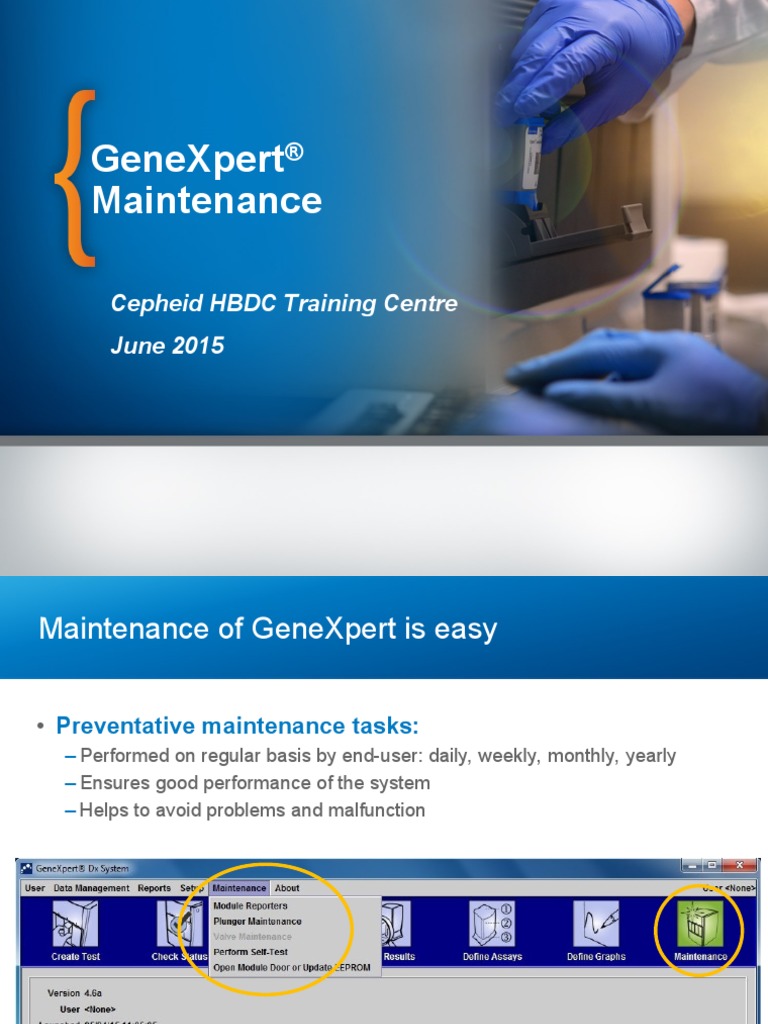 Maintenance of GeneXpert | Download Free PDF | Computing