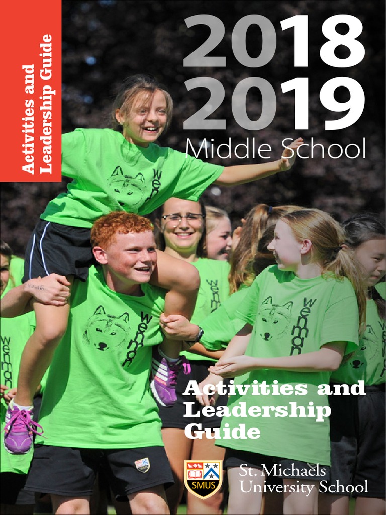 Middle School: Activities and Leadership Guide | PDF | Leadership ...