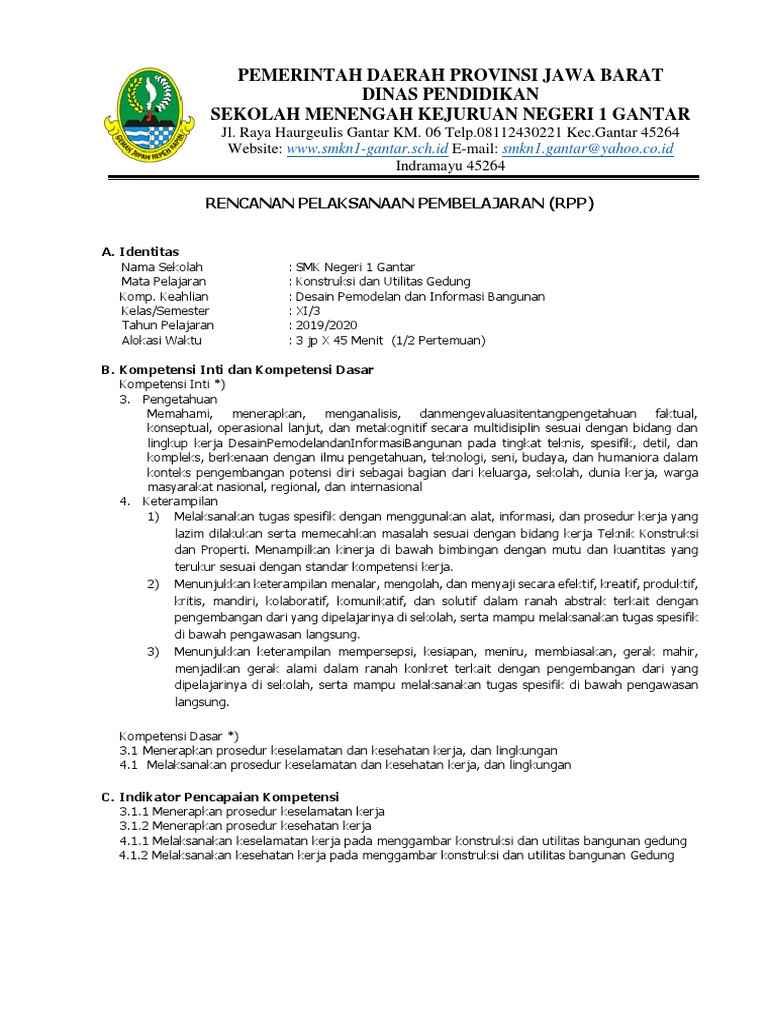 RPP KD-3.1 & 4.1 K3 | PDF