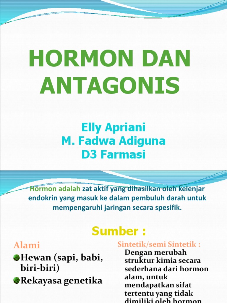 Hormon Dan Antagonis | PDF