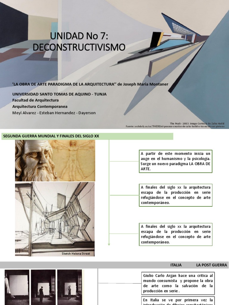Arquitectura Desconstructivismo | PDF | Medios de arte | Estética