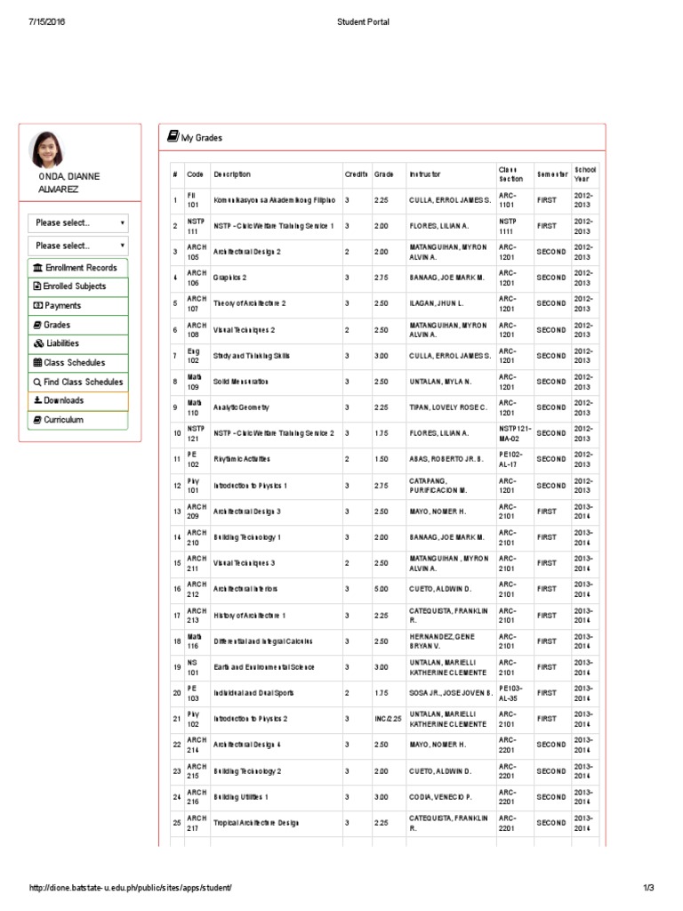 My Grades | PDF | Teaching Mathematics