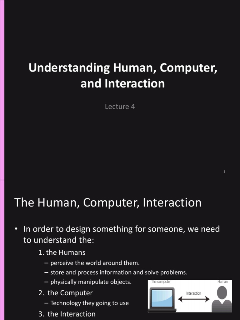 Understanding Human, Computer, and Interaction | Download Free PDF ...