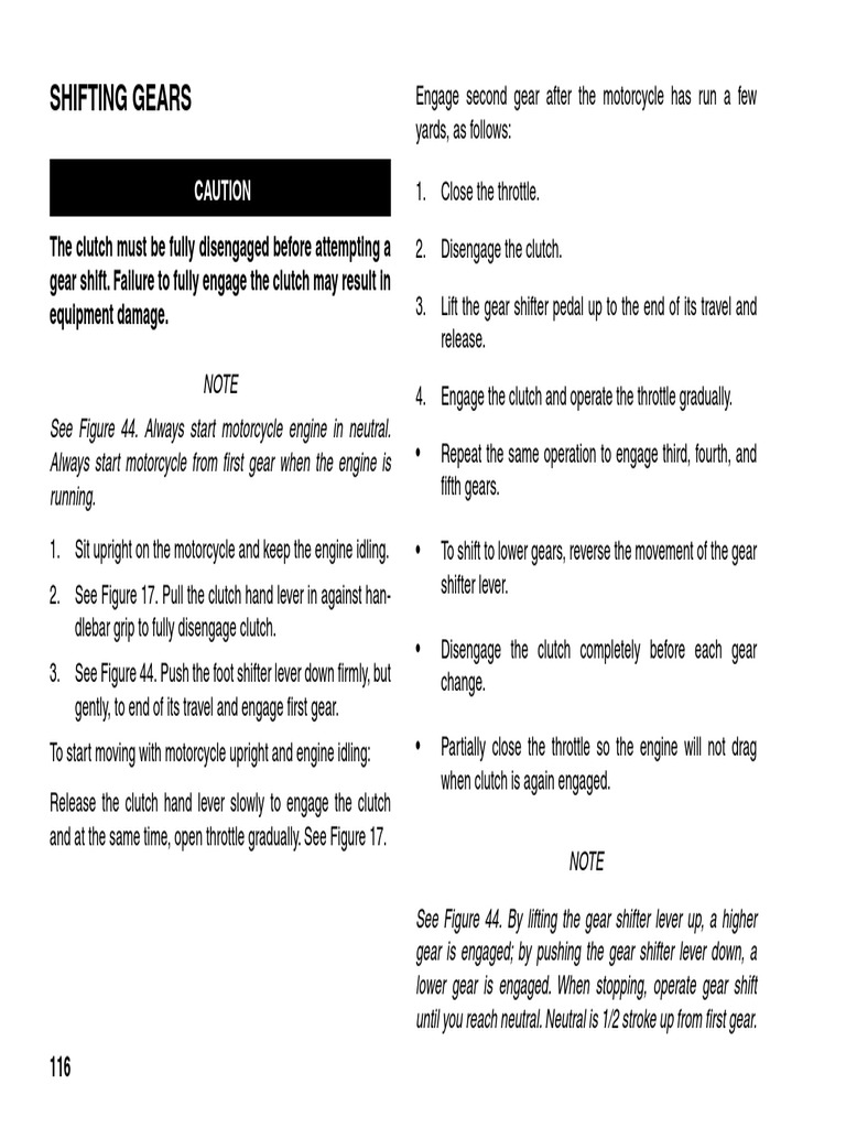 Motorcycle Gear Shift | PDF | Clutch | Manual Transmission