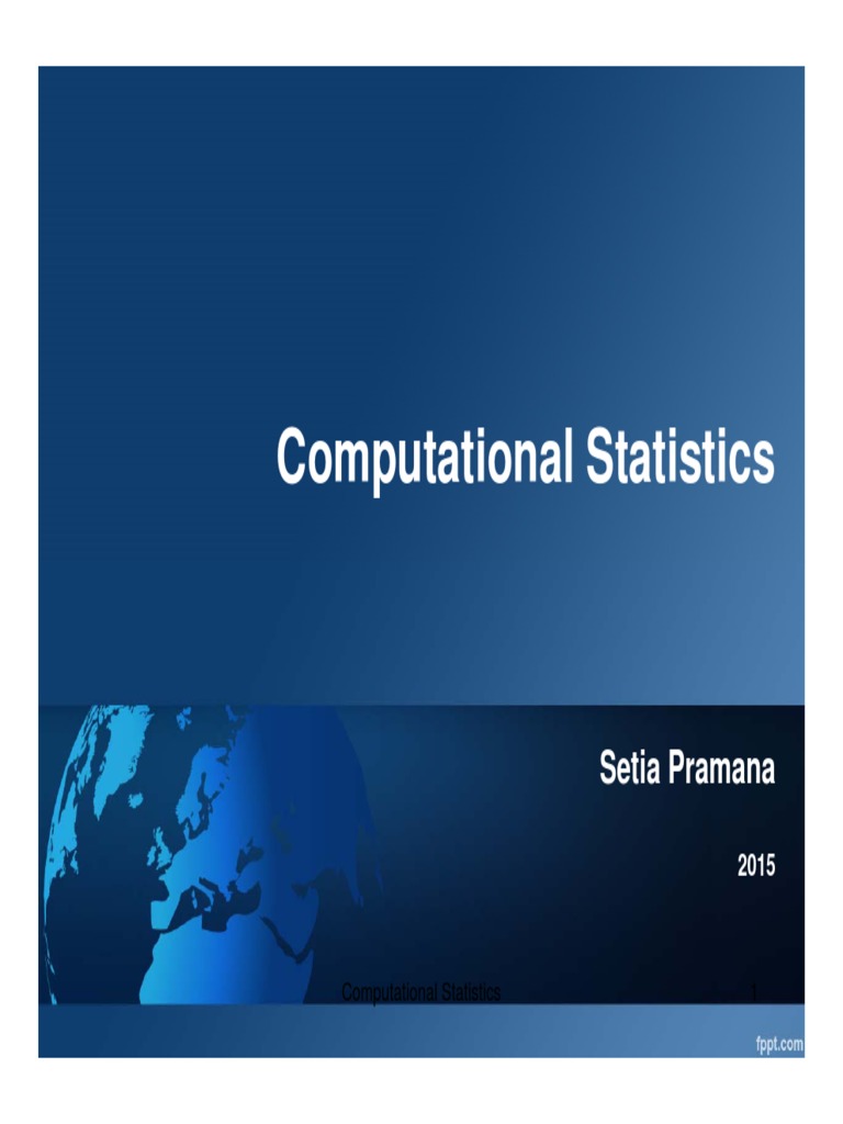 Introduction To Computational Statistics | PDF | R (Programming Language) | Graphics