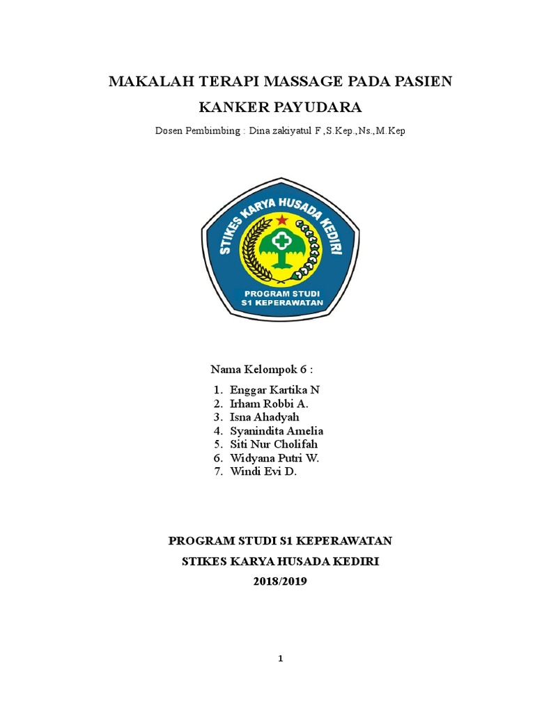 Makalah Terapi Massage | PDF