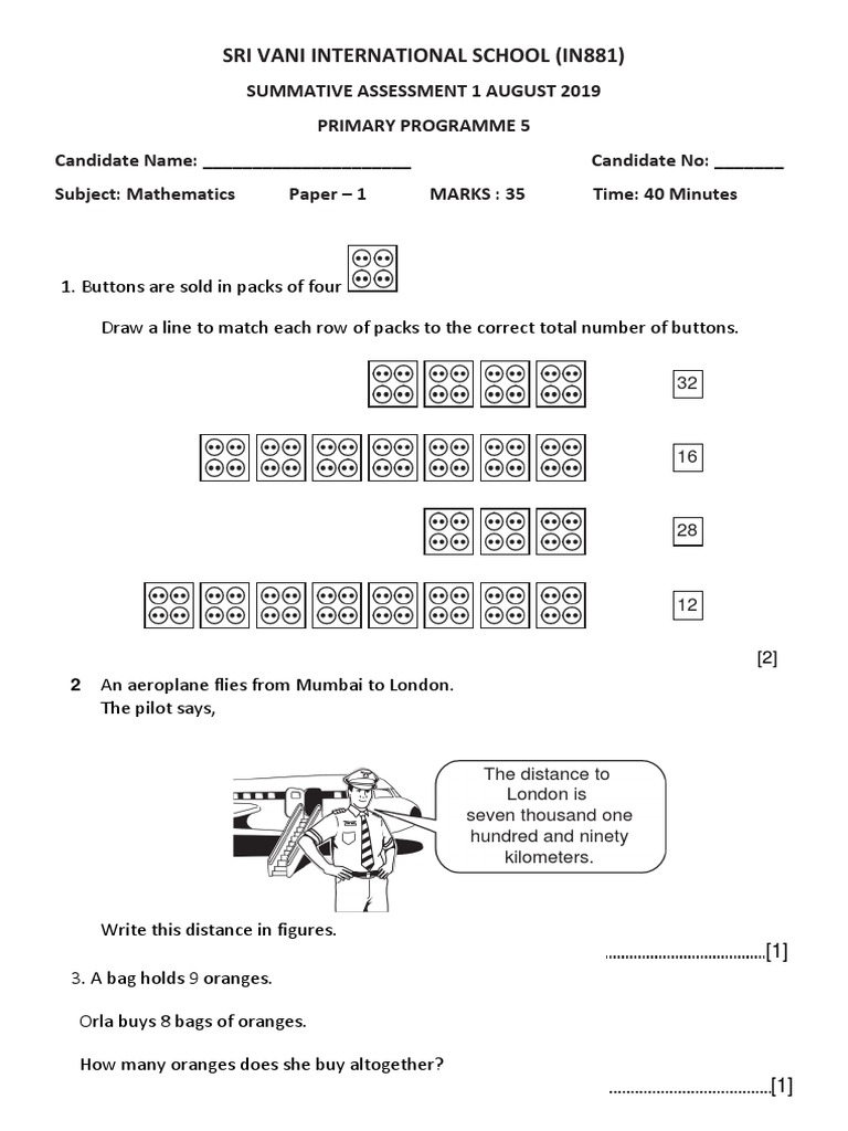 pp5 Paper 1 | PDF | Teaching Mathematics