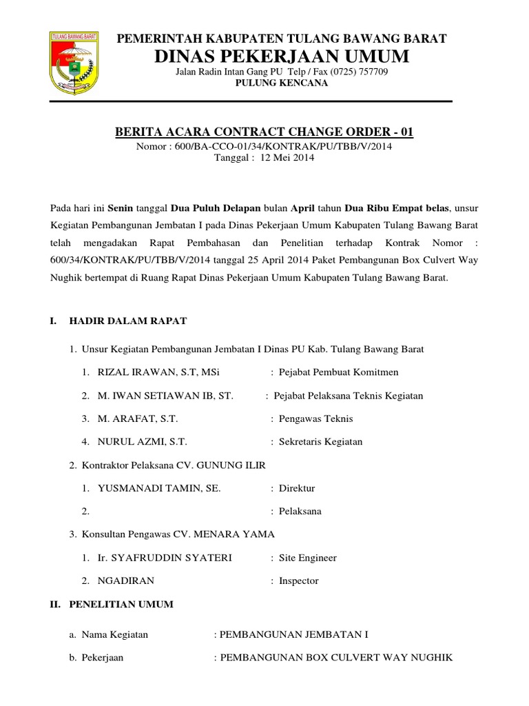 BA CCO + Surat Menyurat WAY NUGHIK | PDF | Griya & Taman | Sains & Matematika