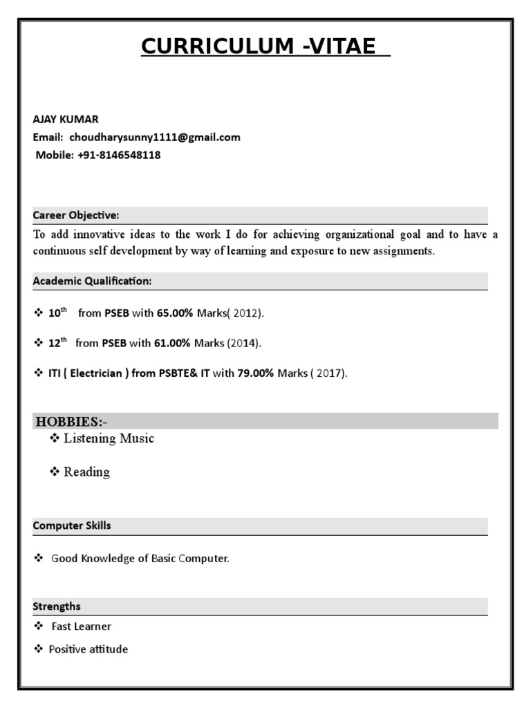 Ajay Resume | PDF