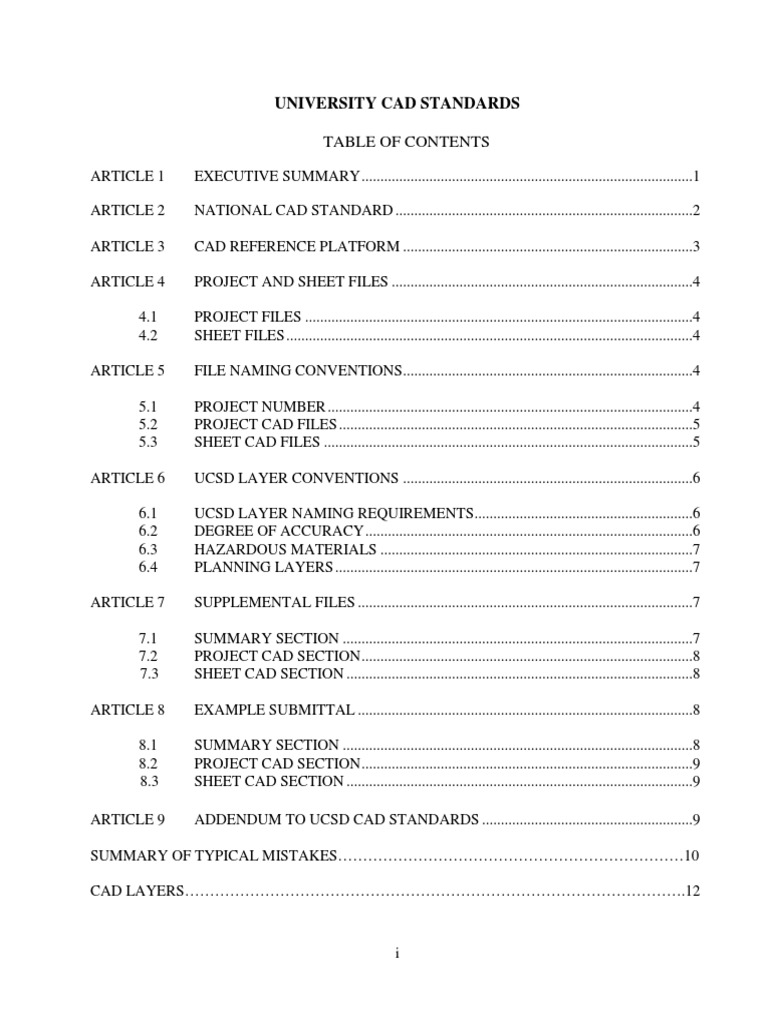 CAD Standards | PDF | Computer Aided Design | Wall