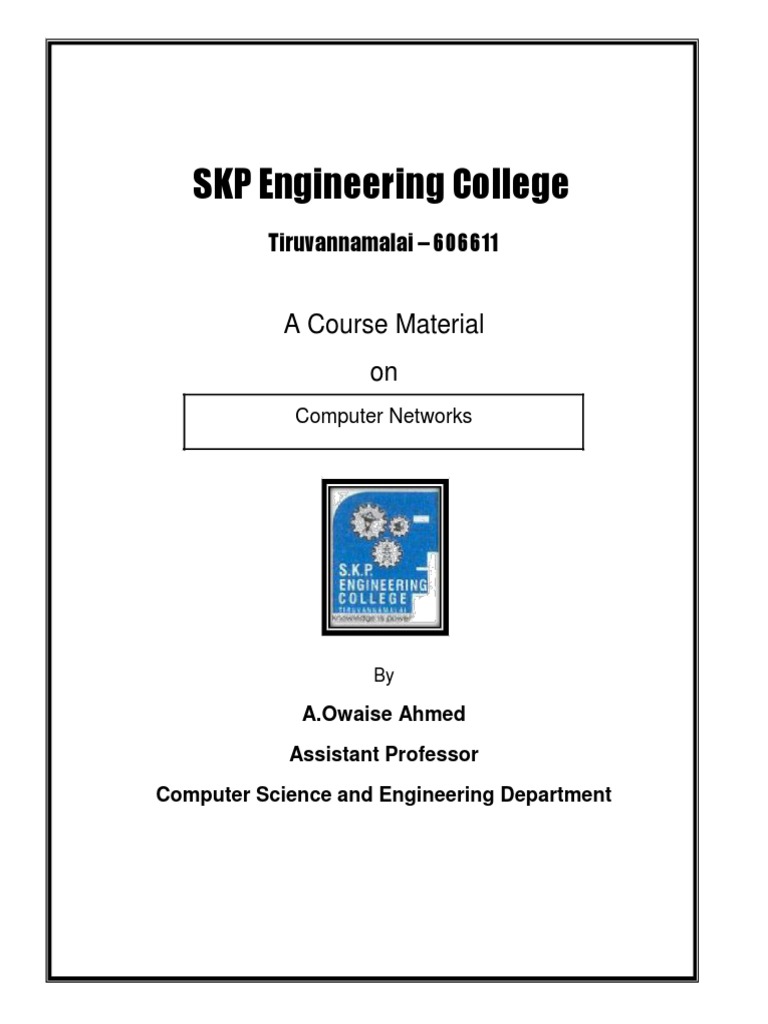 Computer Networks | PDF | Network Topology | Multiplexing