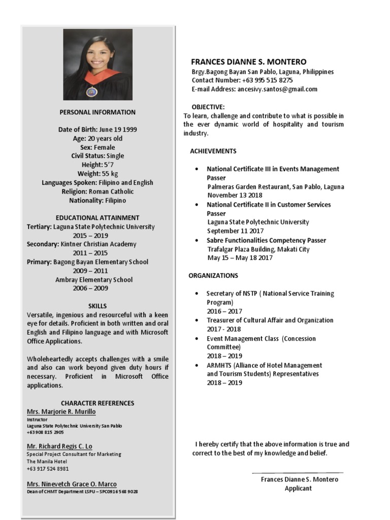 Frances Dianne S. Montero | PDF | Philippines | Behavior Modification