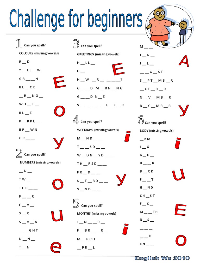 Challenge For Beginners Fun Activities Games - 1725 | PDF