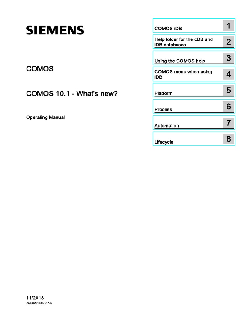 COMOS 10.1 What Is New en-US PDF | PDF | Web Search Engine | Databases