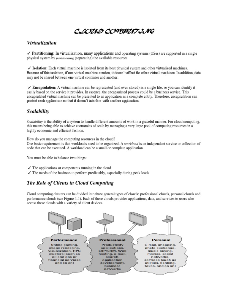 Cloud Computing Classes | PDF | Software As A Service | Cloud Computing