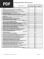 Daily 5S Warehouse Audit Checklist | PDF | Warehouse