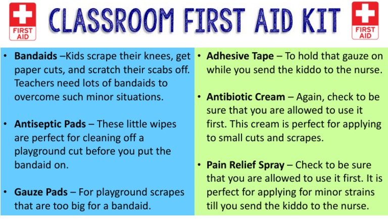 Classroom First Aid Kit | PDF