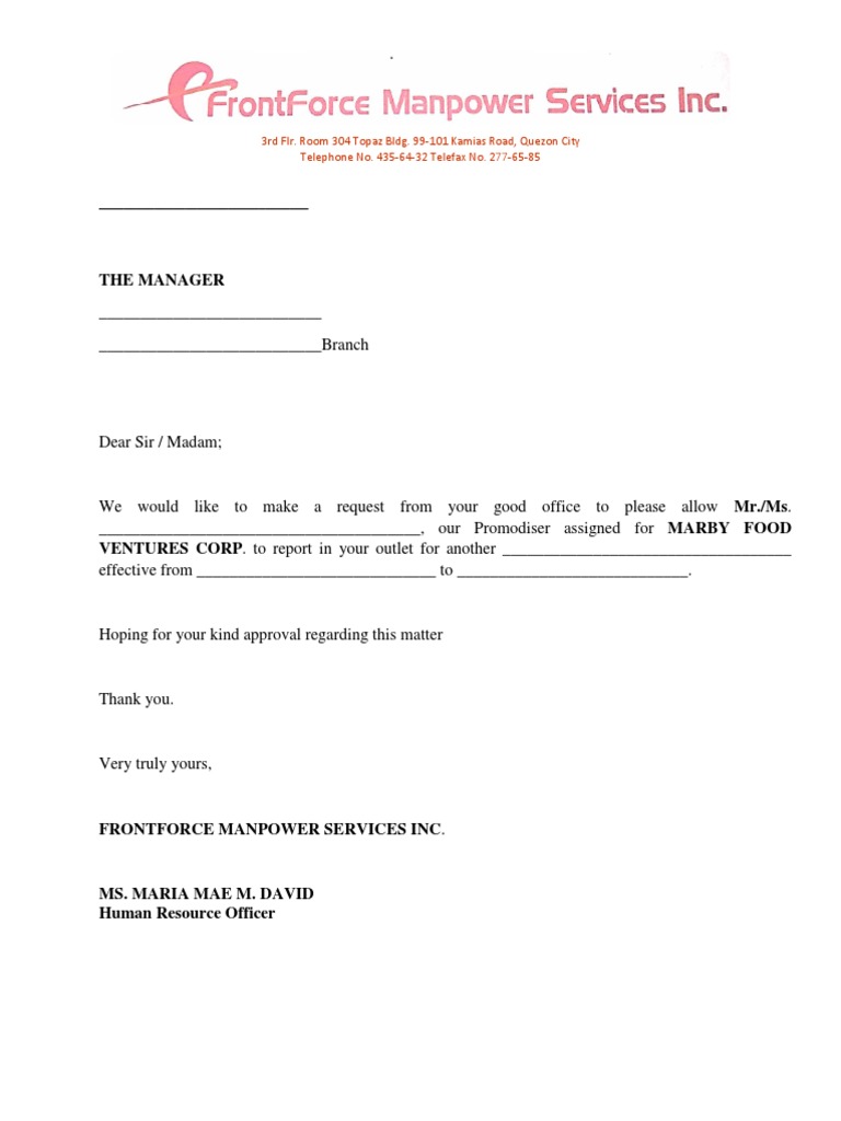 Extention Letter | PDF