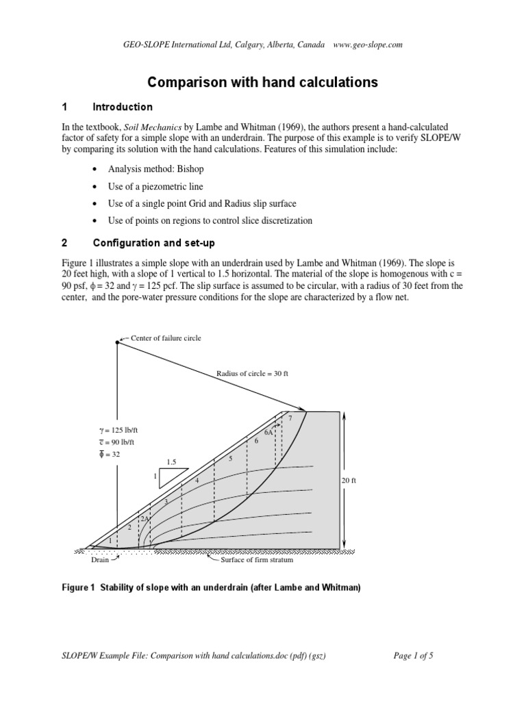 Comparison With Hand Calculations PDF | PDF | Mechanics | Materials Science