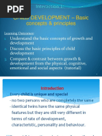 Basic Principles of Growth and Development | PDF
