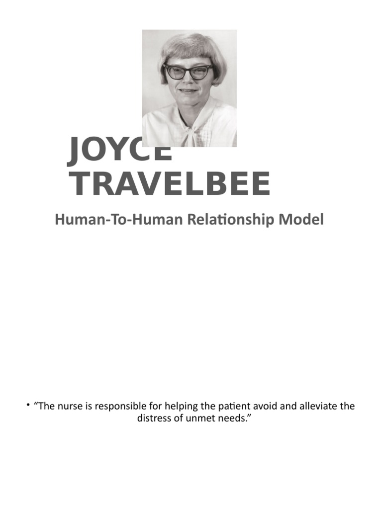TFN Joyce Travelbee | PDF | Hope | Sympathy