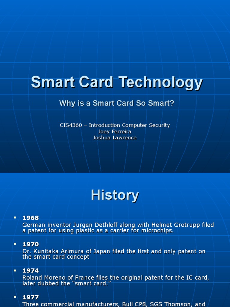 Smart Card Technology | PDF | Smart Card | Applications Of Cryptography