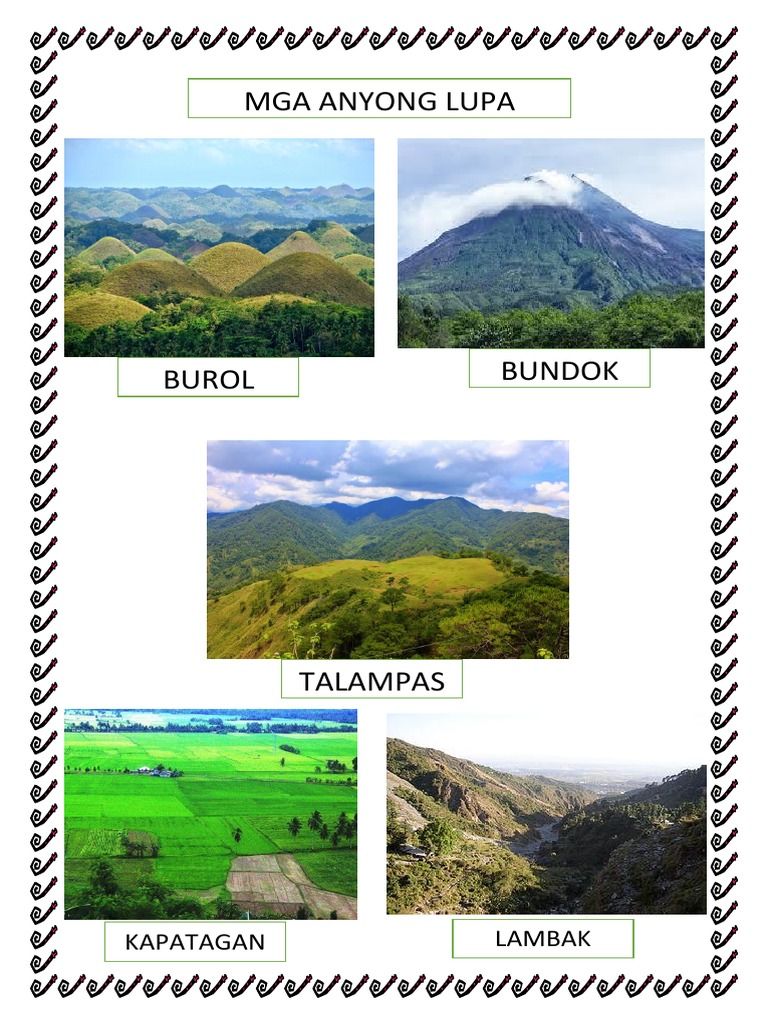 Mga Anyong Lupa | PDF