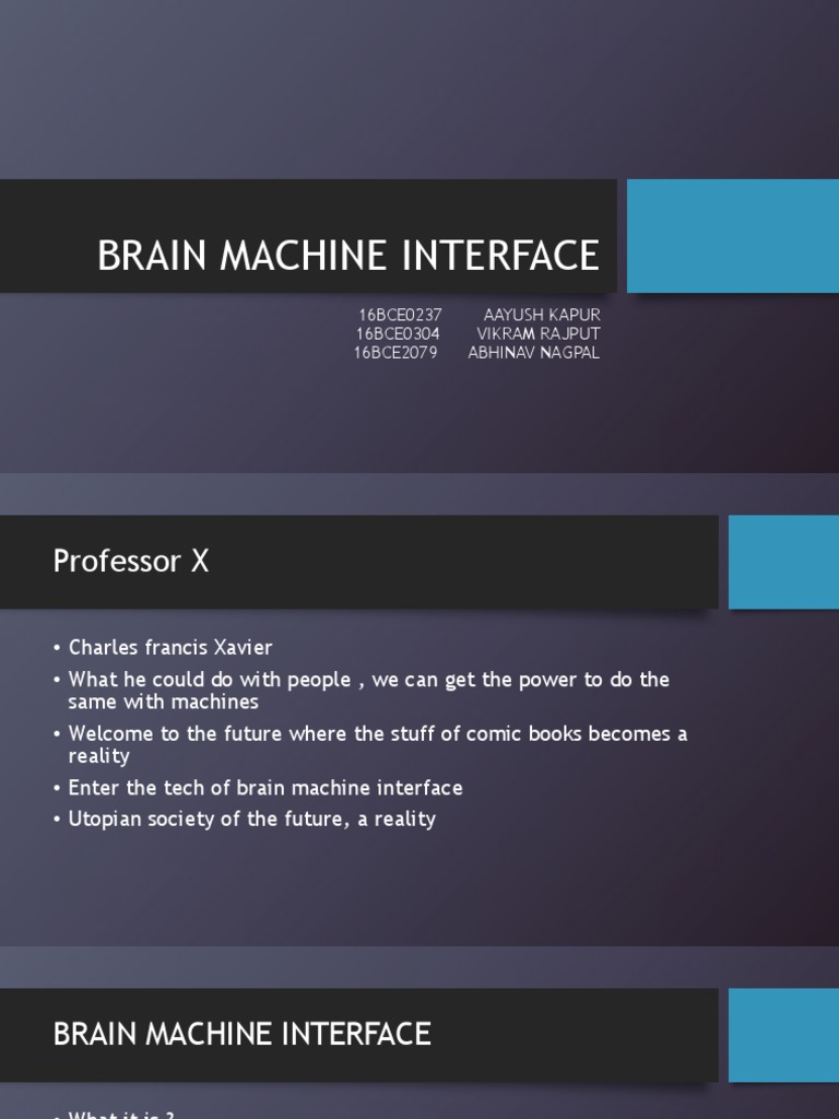 Brain-Machine Interface Technology Overview | PDF | Brain | Neuropsychology