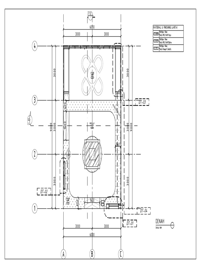 Denah: Material & Finishing Lantai | PDF