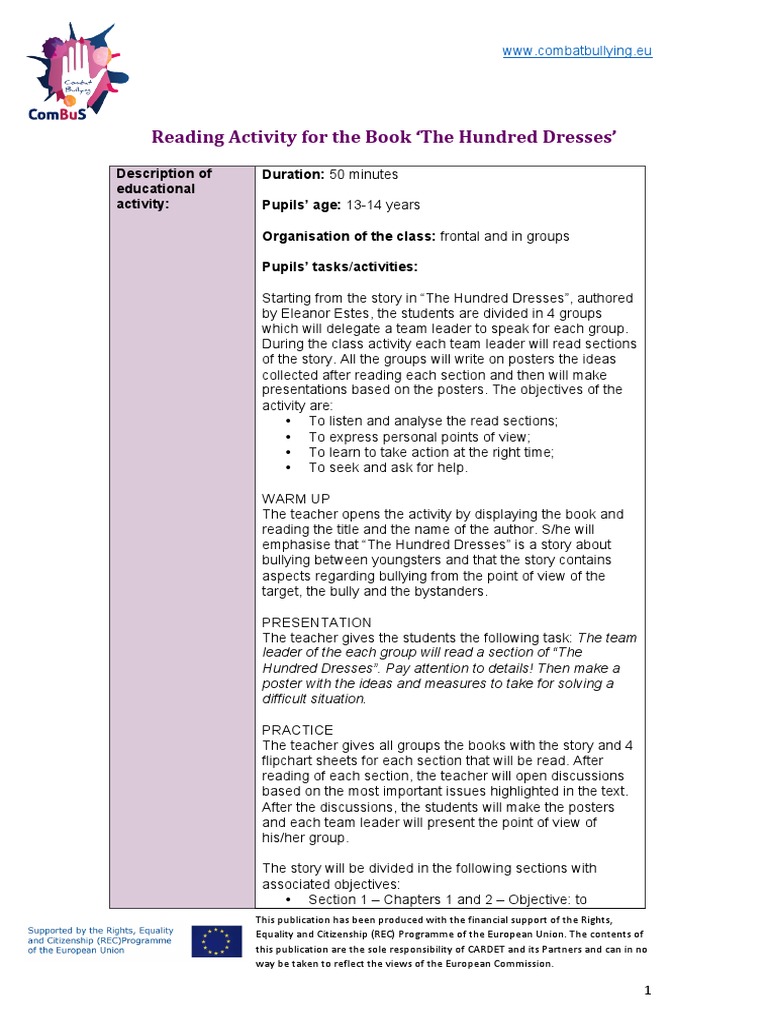 English Book The Hundred Dresses en | PDF | Bullying | Narration