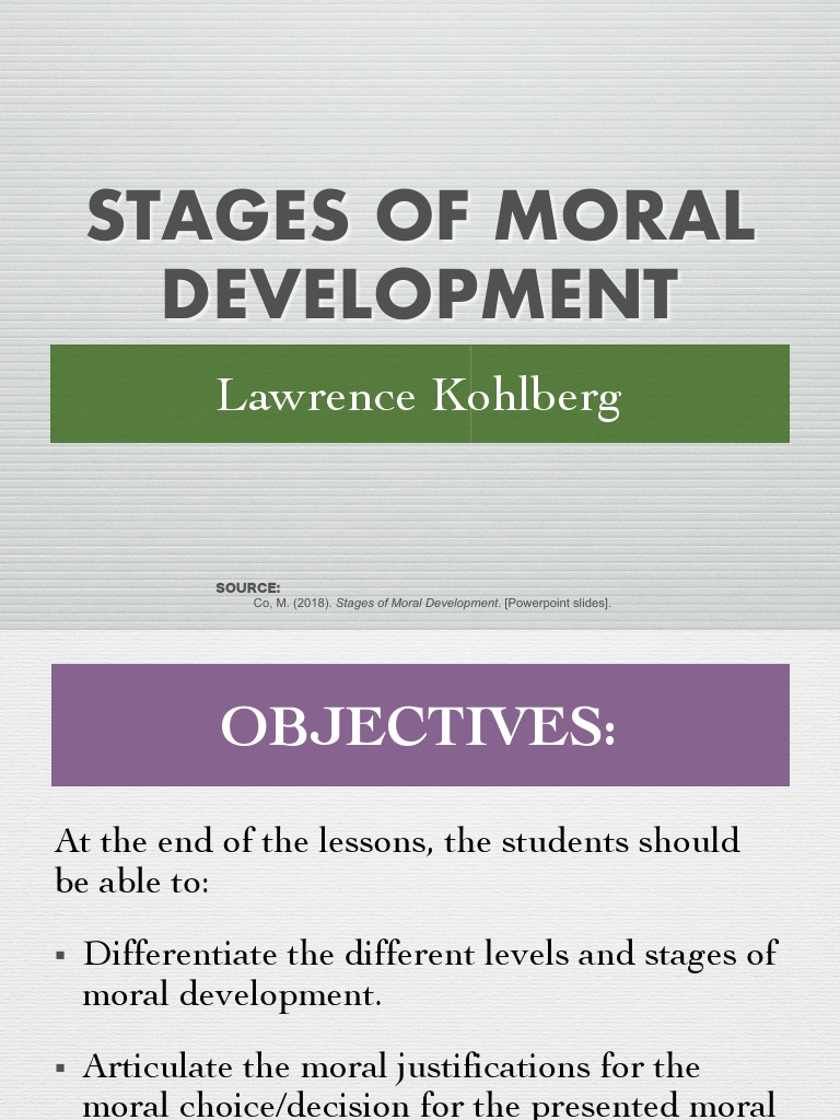 Kohlberg's Stages of Moral Development | PDF | Applied Ethics | Stereotypes