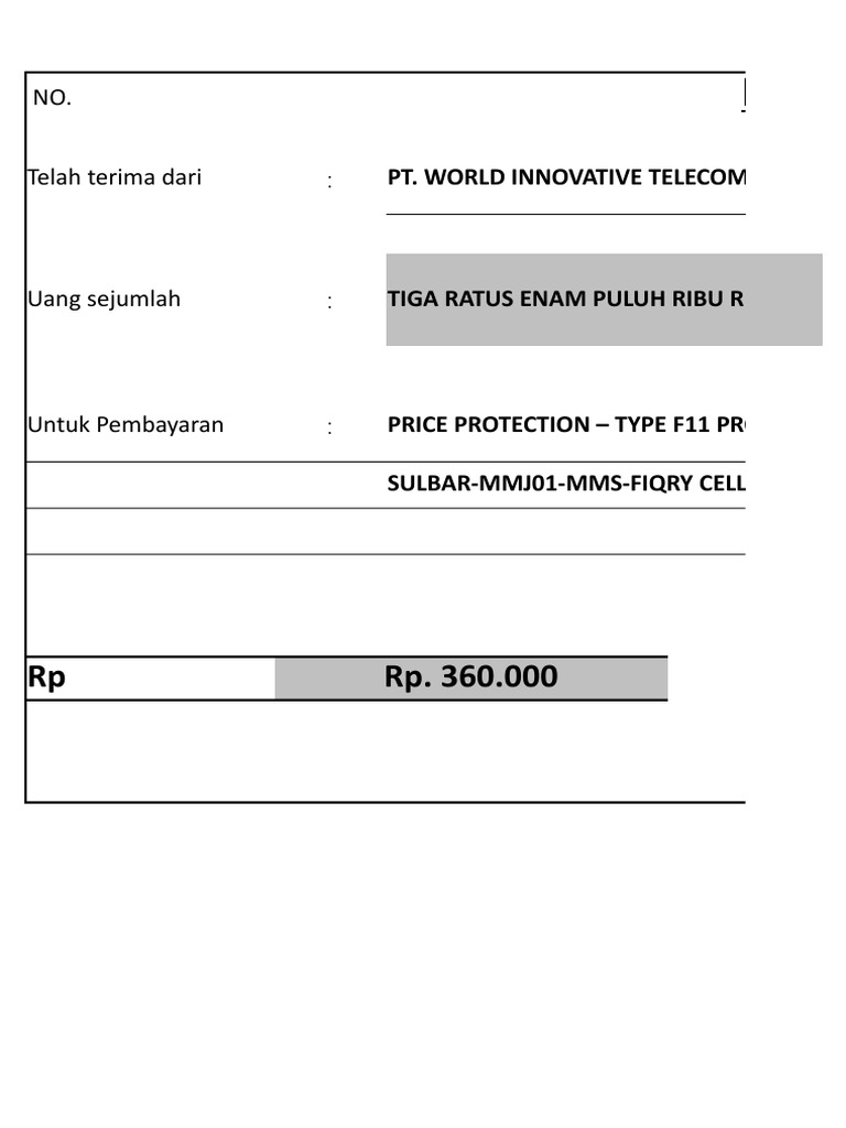 CONTOH KWITANSI REFUND F11 PRO 14 JUNI 2019 (1) - 8 | PDF