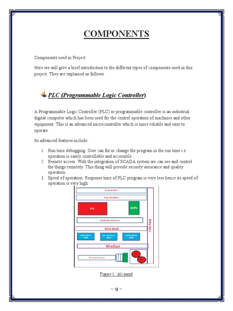 PLC and SCADA TRANING REPORT | PDF | Programmable Logic Controller | Scada