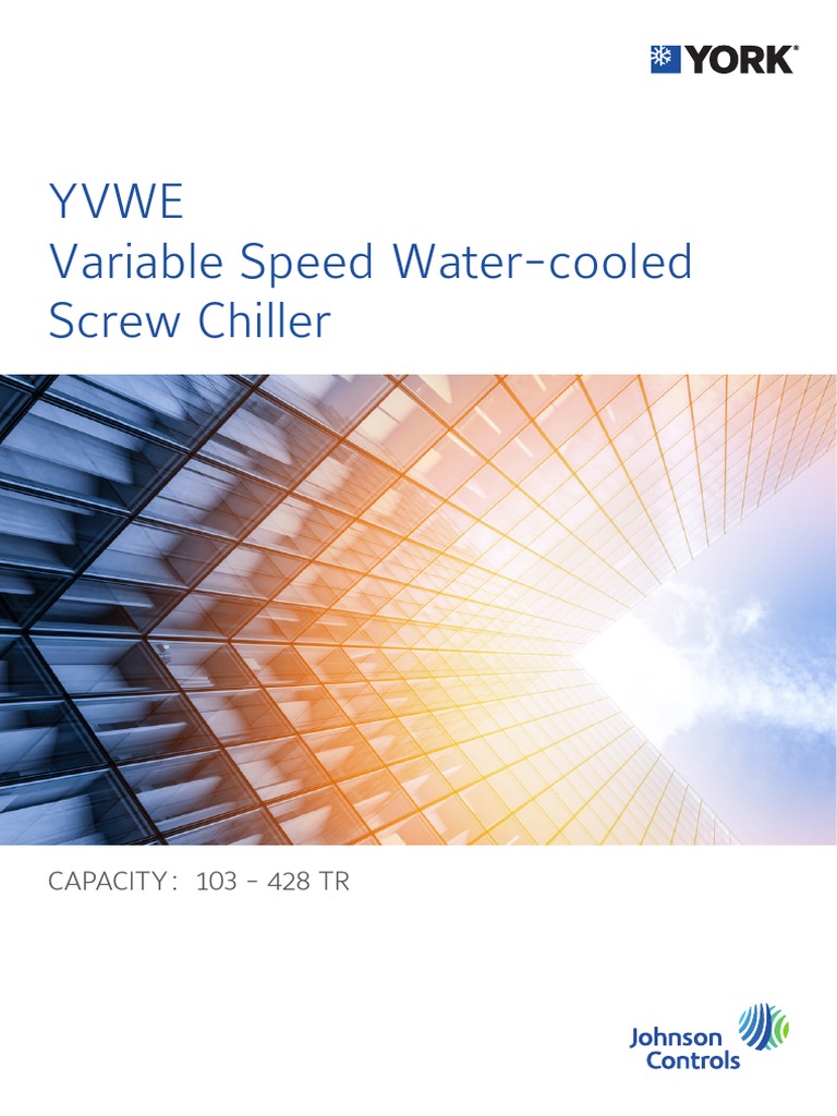 York Standard Efficiency Screw Chiller With VSD | PDF | Heat Exchanger ...