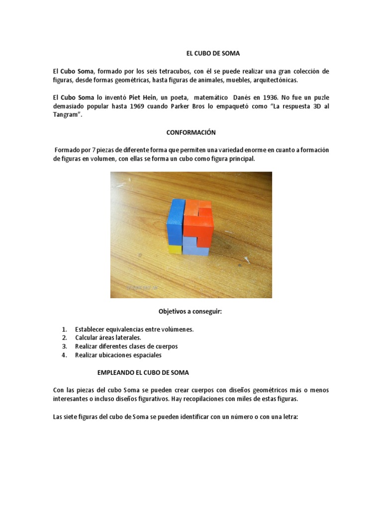 El Cubo de Soma | PDF | Triángulo | Geometria clasica
