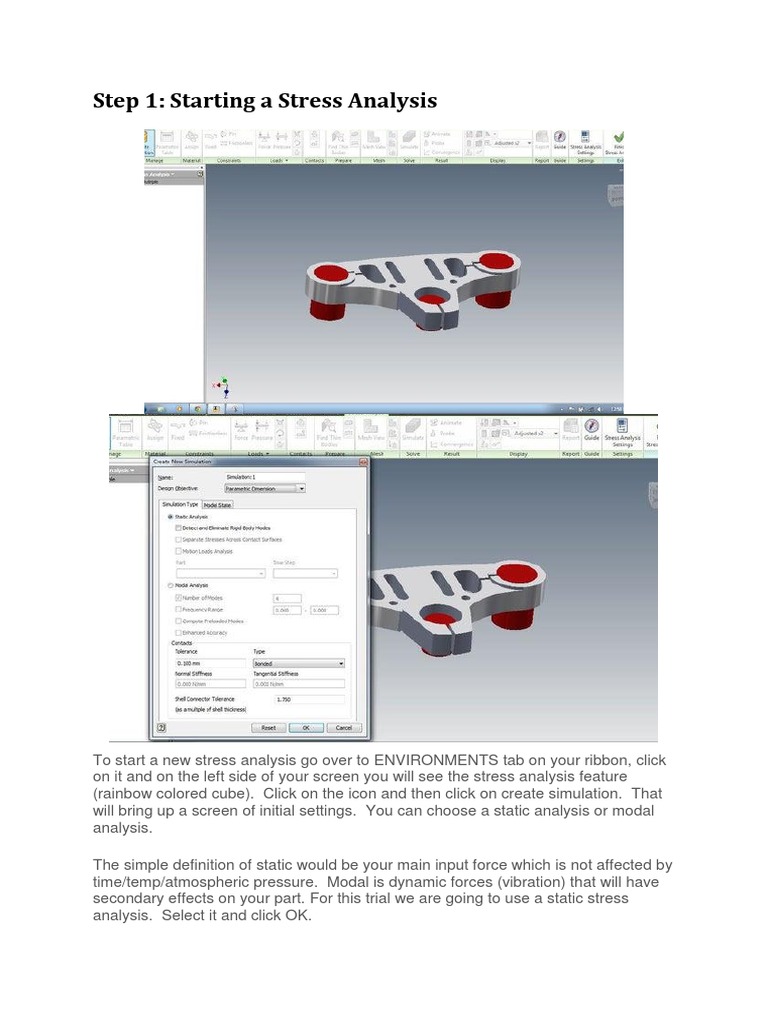 Setting Up a Static Stress Analysis in Inventor: A Step-by-Step Guide ... Setting Up a Static Stress Analysis in Inventor: A Step-by-Step Guide ...