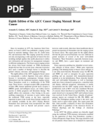AJCC 8th Edition Breast Cancer Staging | PDF | Breast Cancer | Neoplasms