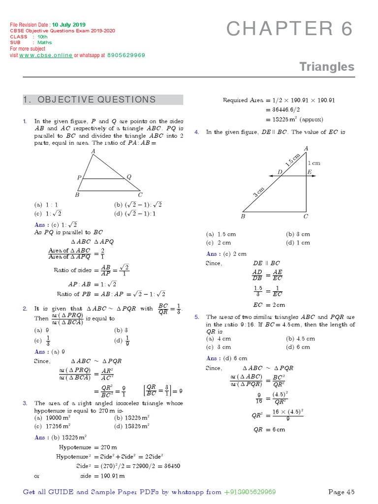 Cbjemaco 06 | PDF | Triangle | Elementary Geometry