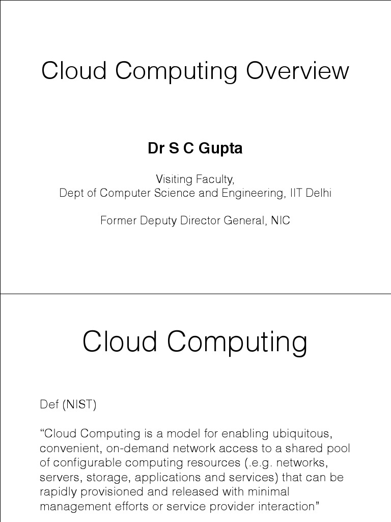 Cloud Computing Introduction | PDF | Cloud Computing | Virtualization