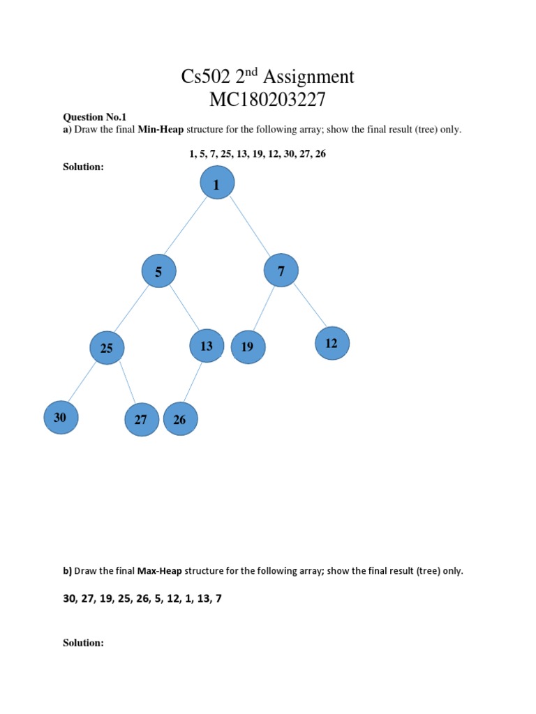 Cs502 2 Assignment MC180203227 | PDF