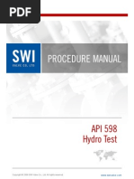 Testing Procedure of Dual Plate Check Valve | PDF | Valve | Pressure ...