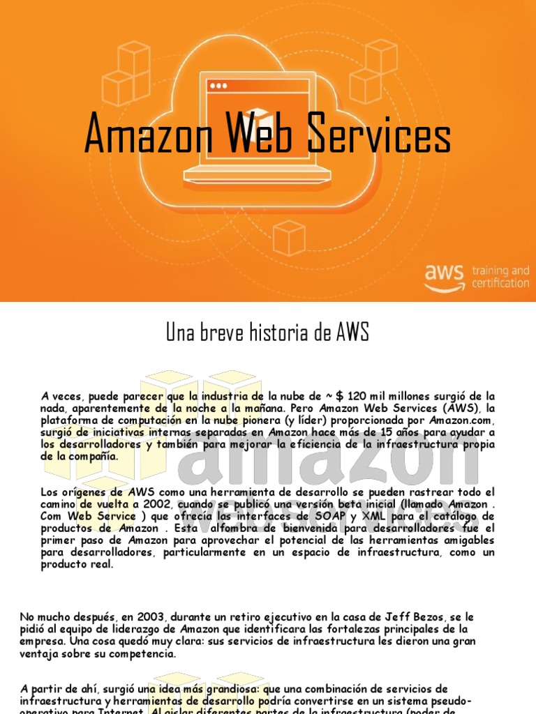 Amazon Web Services | PDF | Servicios web de Amazon | Computación en la ...