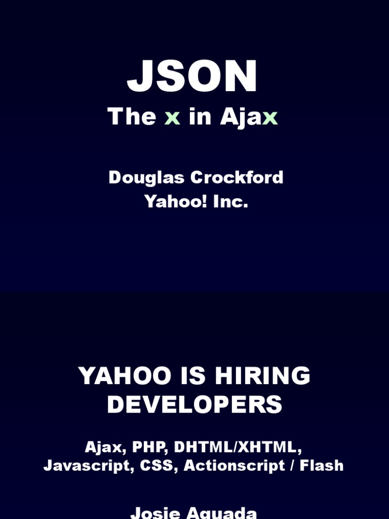 Json | Download Free PDF | Json | Ajax (Programming)