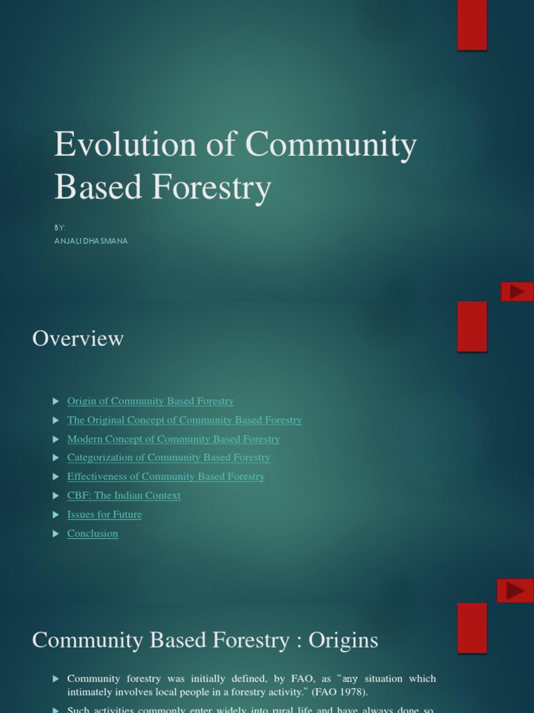 Community-Based Forestry Evolution | PDF | Forestry | Food And ...
