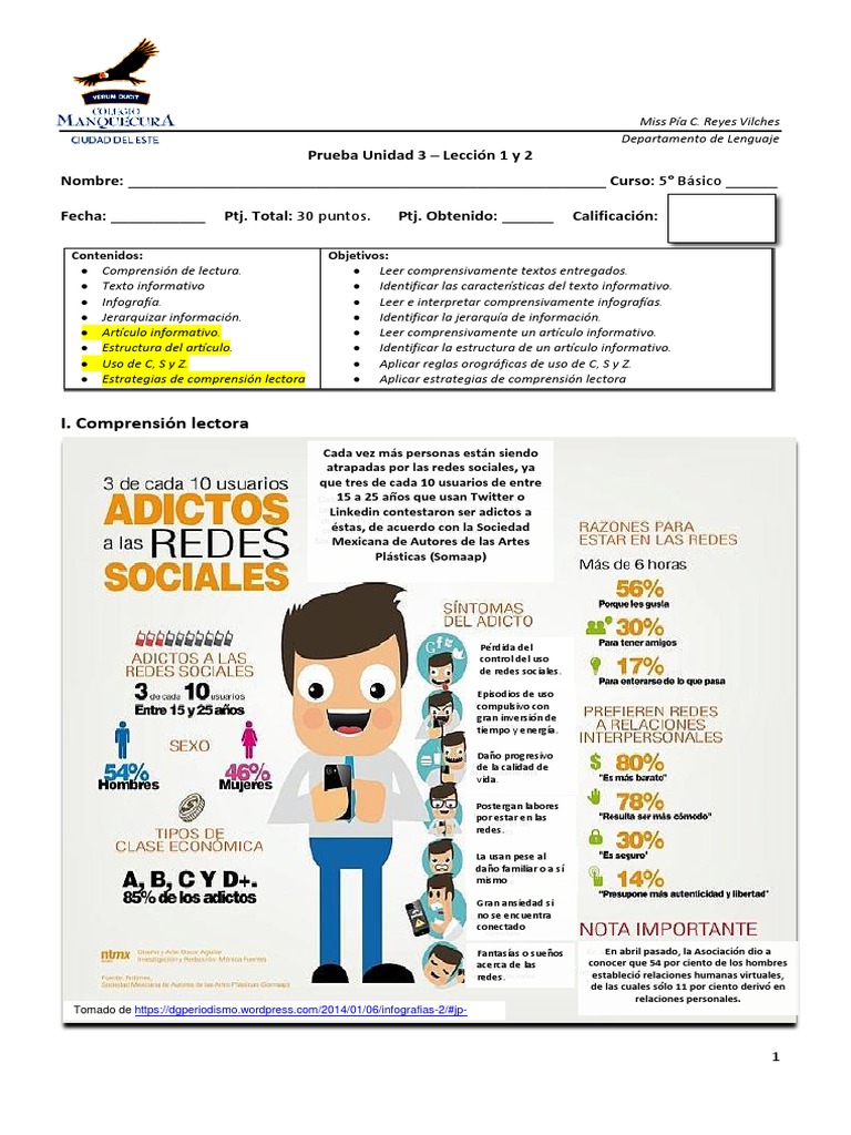 Diversos Textos | PDF | Servicio de redes sociales | Comprensión lectora