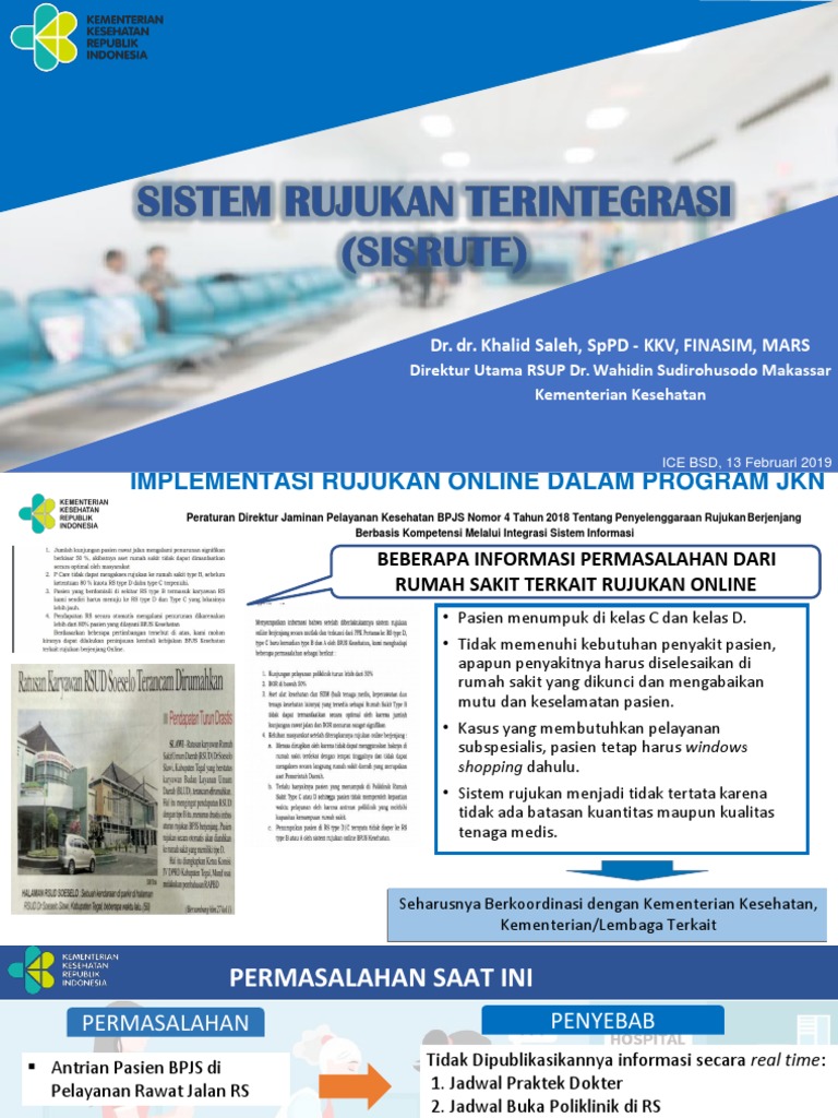 1 Sistem Rujukan Terintegrasi Sisrute | PDF